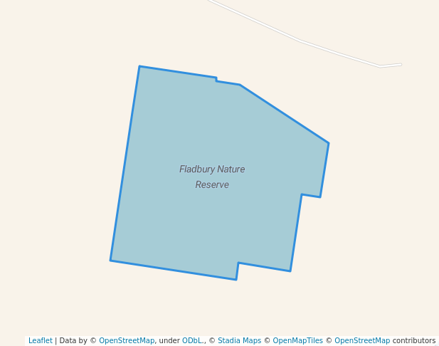 Fladbury Nature Reserve in Reddestone | Map and Routes