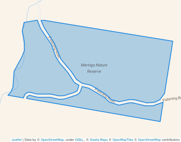 Meringo Nature Reserve in Merriangaah | Map and Routes