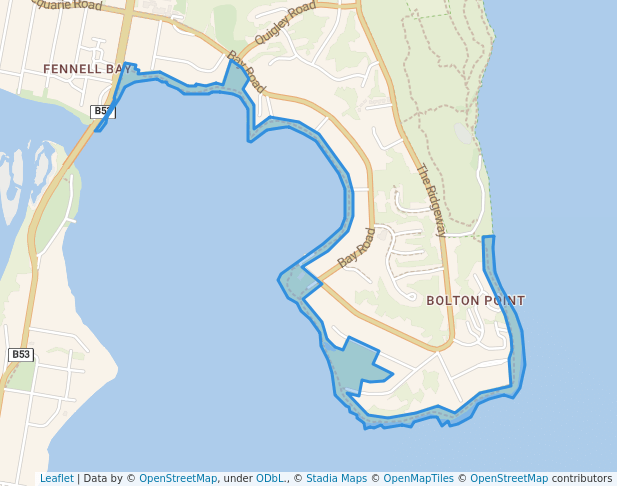 Bolton Point Park in Bolton Point | Map and Routes
