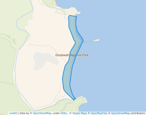 Goolawah Regional Park in Crescent Head | Map and Routes