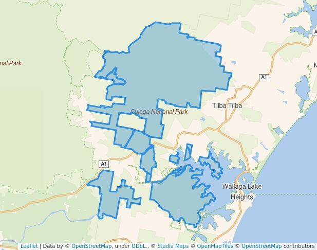 Gulaga National Park in Dignams Creek | Map and Routes
