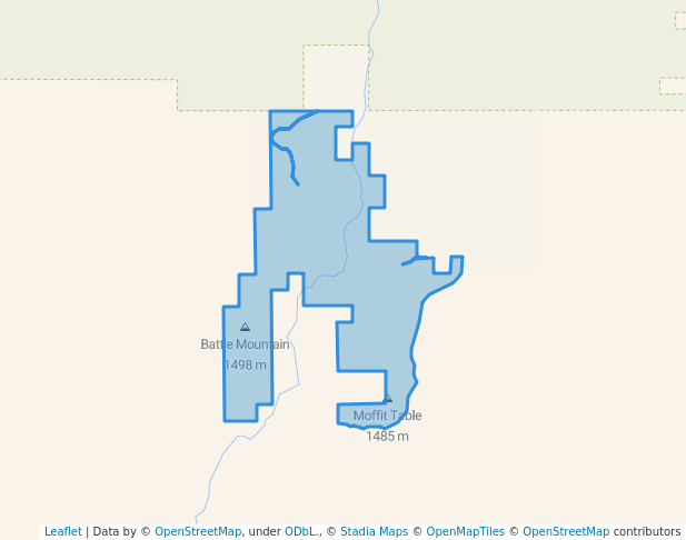 Malheur River-Bluebucket Creek Wilderness Study Area in Drewsey | Map ...