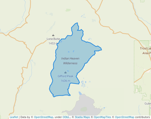 Indian Heaven Wilderness in Trout Lake | Map and Routes