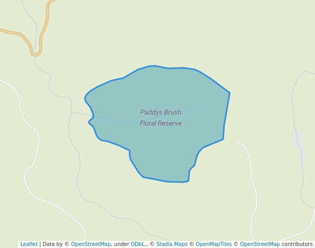 Paddys Brush Flora Reserve in Moonan Brook | Map and Routes