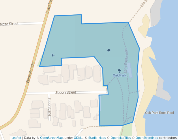 Oak Park in Cronulla | Map and Routes