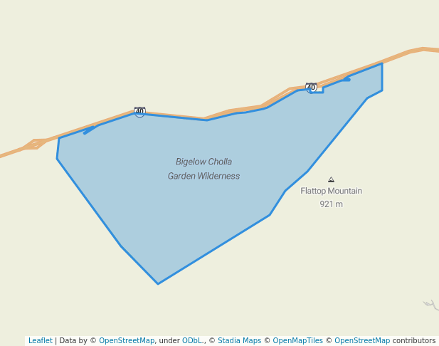 Bigelow Cholla Garden Wilderness in Homer | Map and Routes