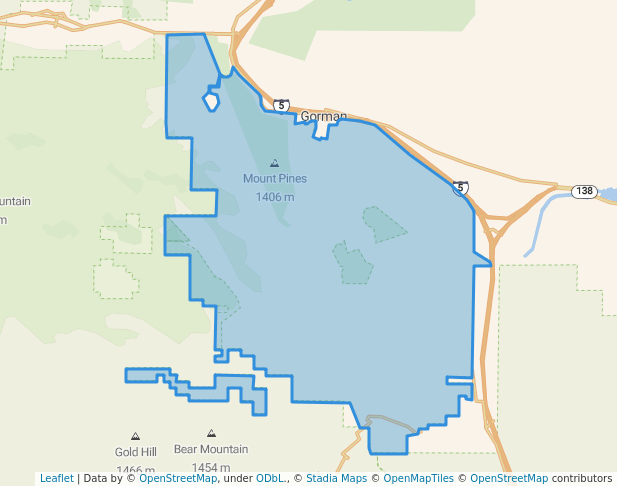 Hungry Valley State Vehicular Recreation Area in Lebec | Map and Routes