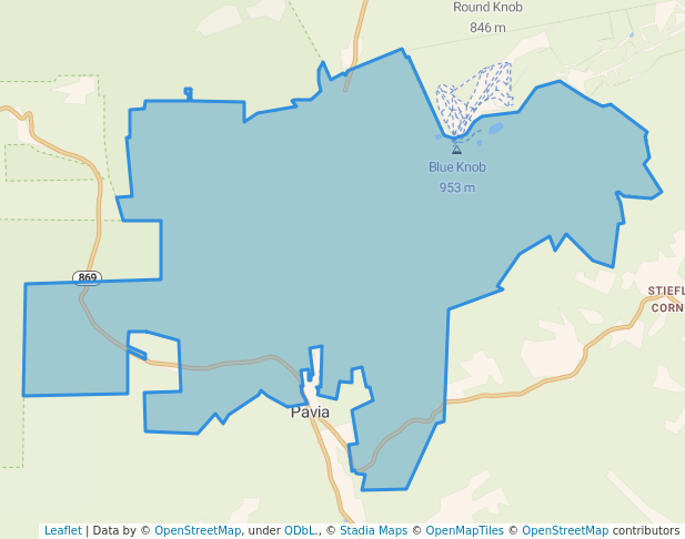 Blue Knob State Park in Imler | Map and Routes