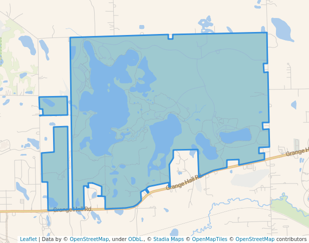 Seven Lakes State Park in Fenton | Map and Routes