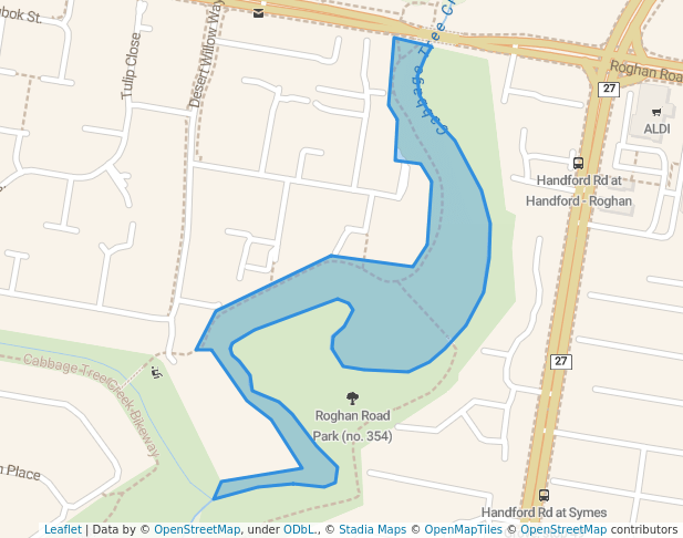 Pine Tree Close Park in Fitzgibbon | Map and Routes