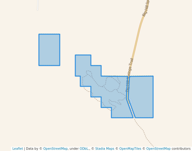 Big Hill Springs Provincial Park in Cochrane | Map and Routes