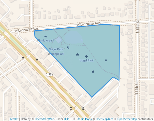 Vogel Park in Milwaukee | Map and Routes