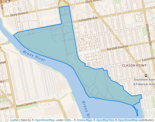Soundview Park in New York | Map and Routes