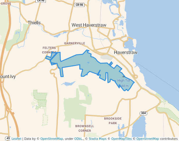 High Tor State Park in New City | Map and Routes