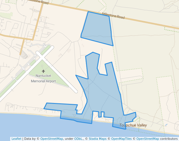 Madequecham Valley in Nantucket | Map and Routes