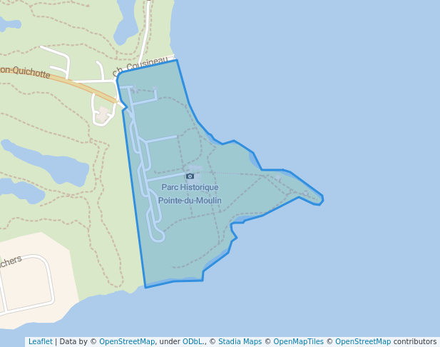 Parc Historique Pointe-du-Moulin in Notre-Dame-de-l'Île-Perrot | Map ...