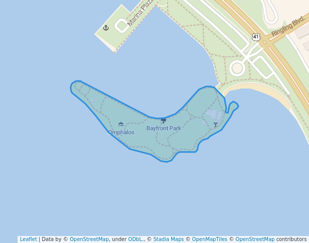Bayfront Park in Sarasota | Map and Routes
