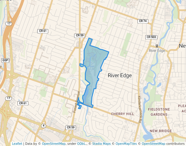 Van Saun County Park in River Edge | Map and Routes