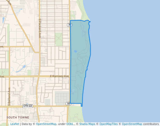 Warnimont Park in Cudahy | Map and Routes