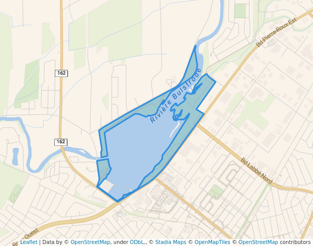 Parc du réservoir Baudet in Victoriaville | Map and Routes