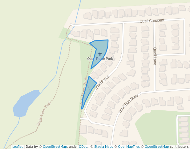 Quail Place Park in Kelowna | Map and Routes