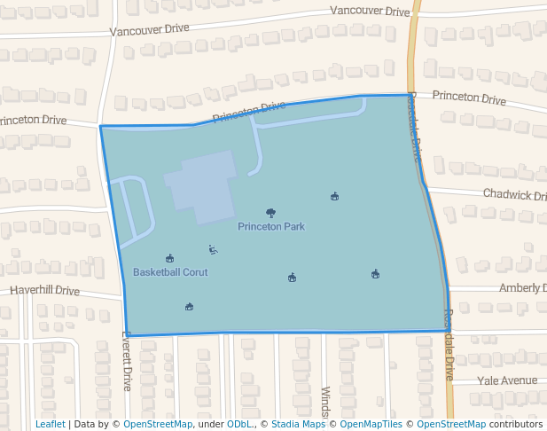 Princeton Park in Dayton | Map and Routes