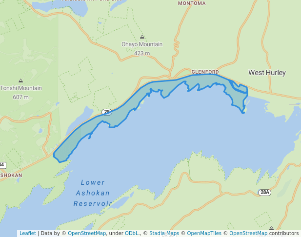 Glenford Unit in West Hurley | Map and Routes