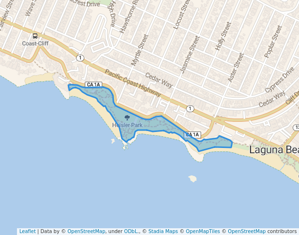 Heisler Park in Laguna Beach | Map and Routes