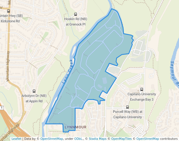 Inter River Park in North Vancouver | Map and Routes