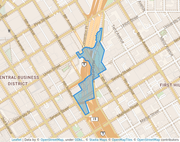 Freeway Park in Seattle | Map and Routes