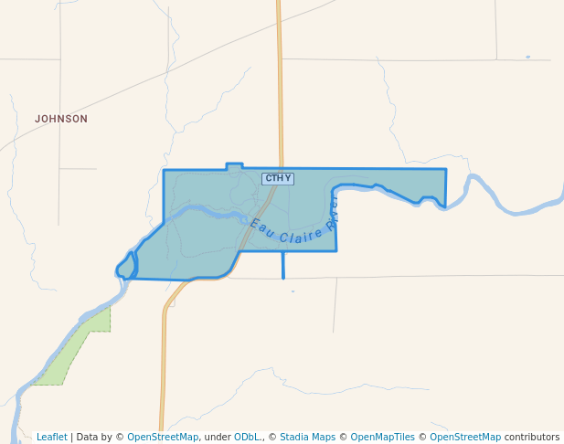Dells of the Eau Claire County Park in Aniwa | Map and Routes