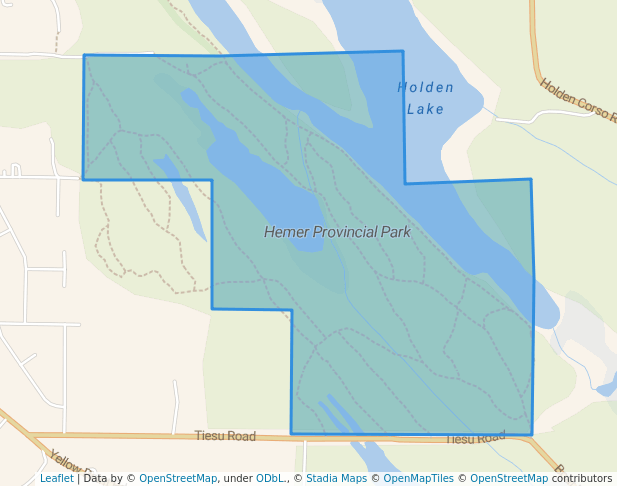 Hemer Provincial Park in Nanaimo | Map and Routes