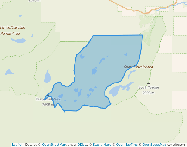 Core Enchantments Permit Area in Leavenworth | Map and Routes