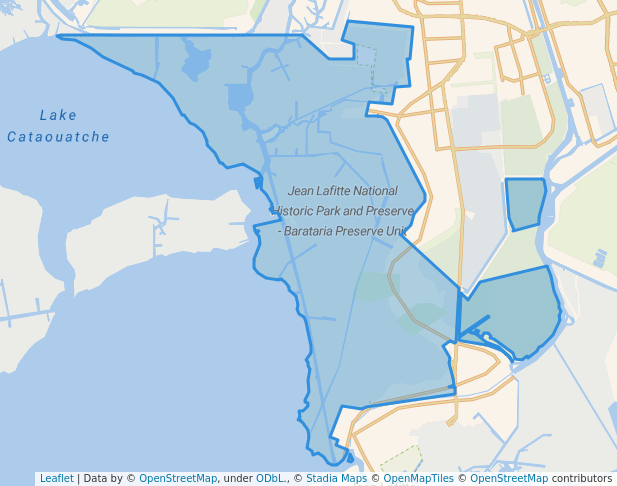Jean Lafitte National Historic Park and Preserve - Barataria Preserve ...