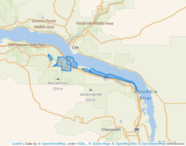 Mayer State Park in The Dalles | Map and Routes