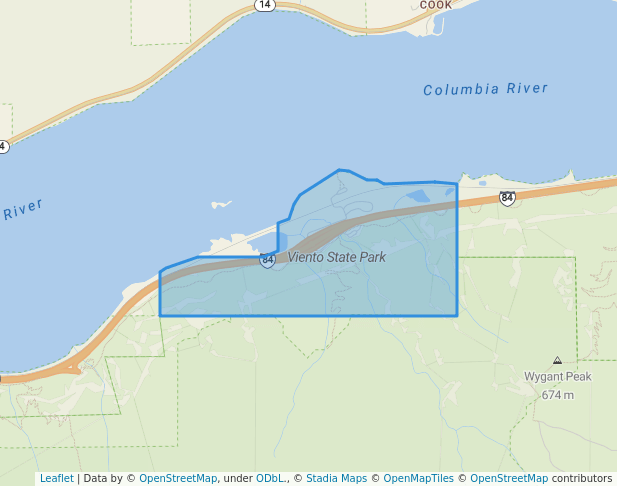 Viento State Park in Cascade Locks | Map and Routes