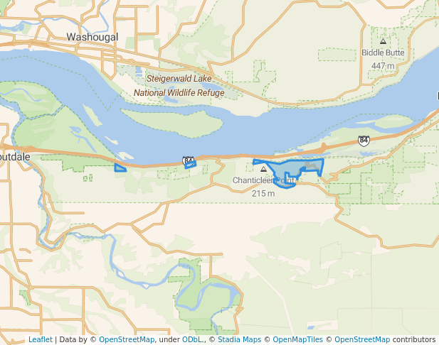 Crown Point State Scenic Corridor in Corbett | Map and Routes