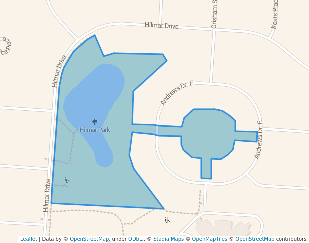 Hilmar Park in Westerville | Map and Routes