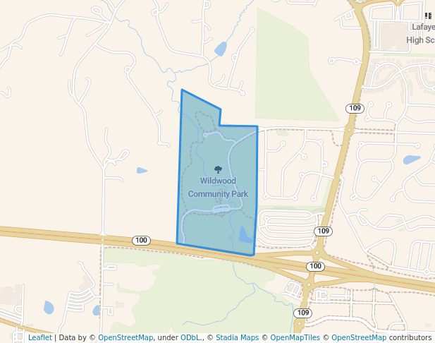 Wildwood Community Park in Wildwood | Map and Routes