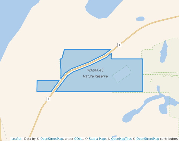 WA06043 Nature Reserve in Norseman | Map and Routes