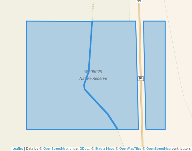 WA08029 Nature Reserve in Norseman | Map and Routes