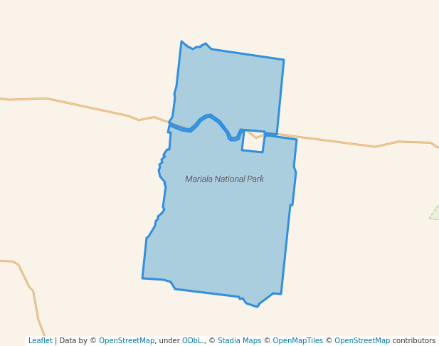 Mariala National Park in Adavale | Map and Routes