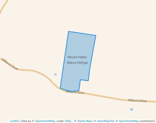 Mount Hallen Nature Refuge in Mount Hallen | Map and Routes