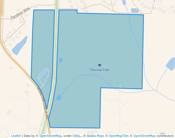 Planned Park in Apex | Map and Routes