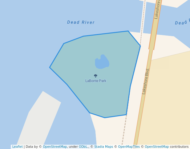 LaBonte Park in Marquette | Map and Routes