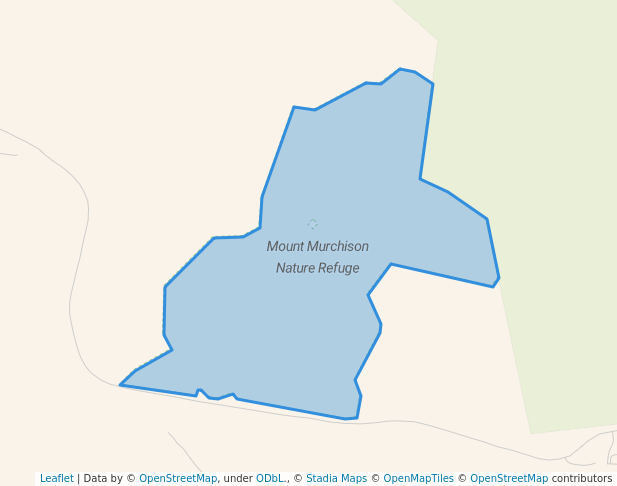 Mount Murchison Nature Refuge in Mount Murchison | Map and Routes