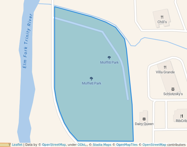 Moffett Park in Gainesville | Map and Routes