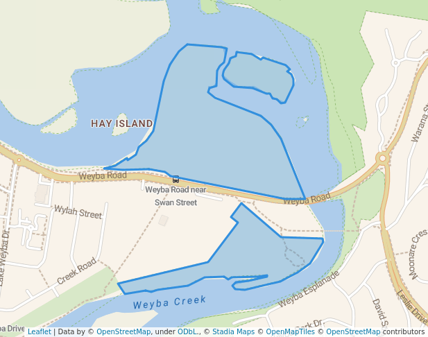 Weyba Creek Conservation Park in Noosaville | Map and Routes