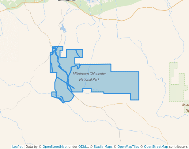 Millstream Chichester National Park in Millstream | Map and Routes