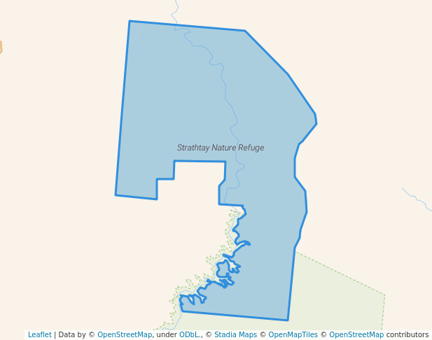 Strathtay Nature Refuge in Porcupine | Map and Routes